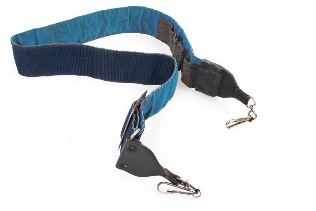 Vintage 1960s Blue Camera Strap - Etsy