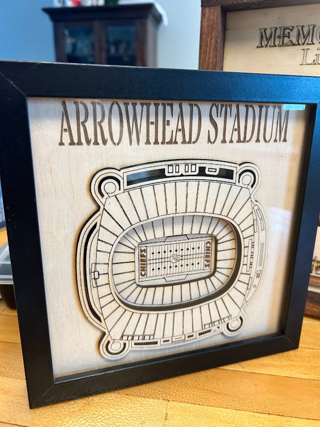 Football Stadium, 3D Model, Football Field, Laser Cut Football Stadium ...