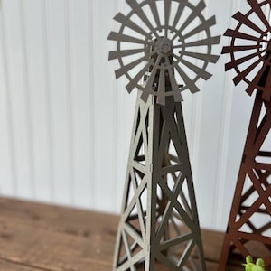 Wooden Windmill/rustic Decor/farmhouse Decor/vintage-style Decor - Etsy