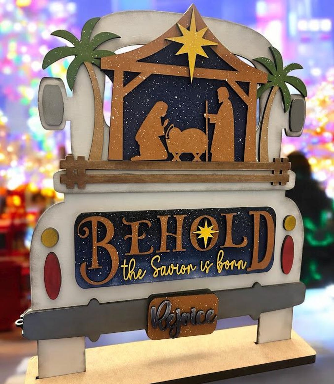 Christmas Nativity Breadboard or Truck Insert, Christmas Decor ...