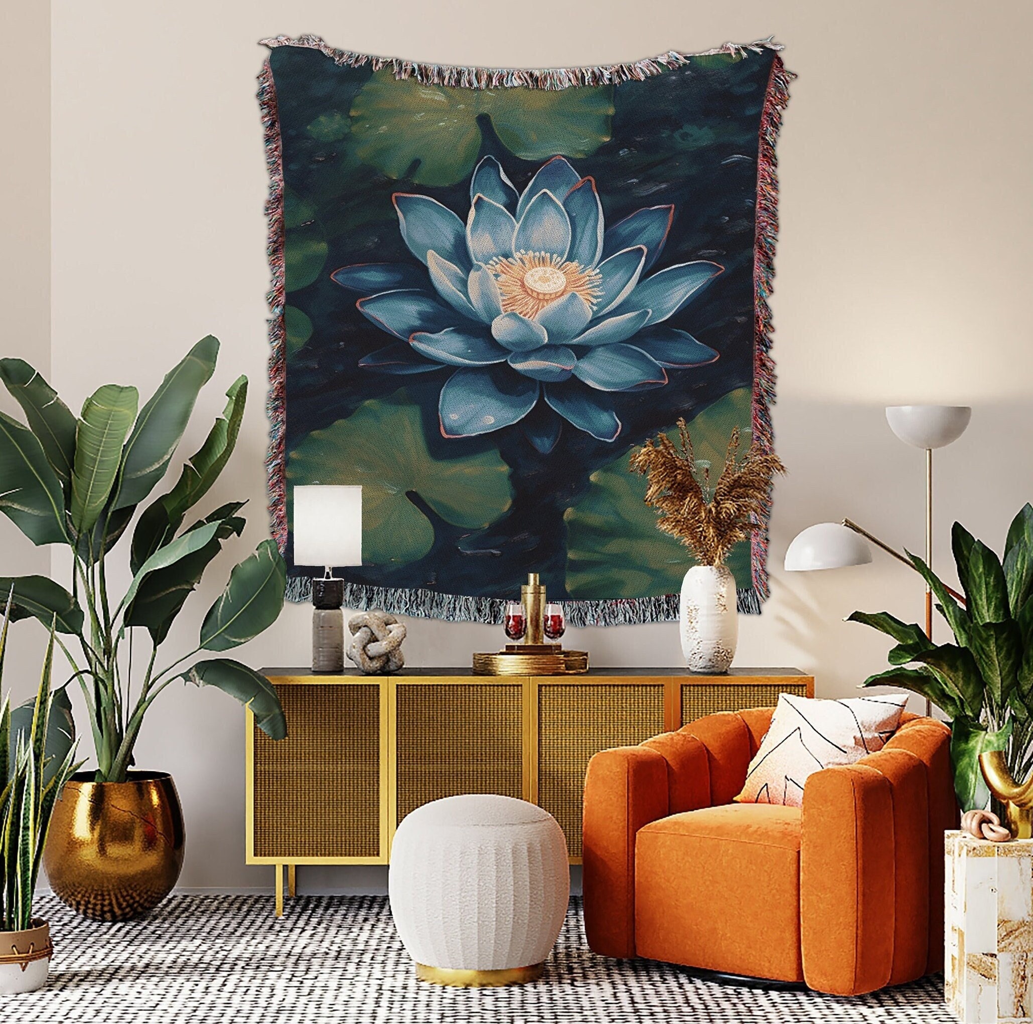 Lotus Flower Plant Lotus Flower Boho Lotus Gift for Her Lotus Home ...
