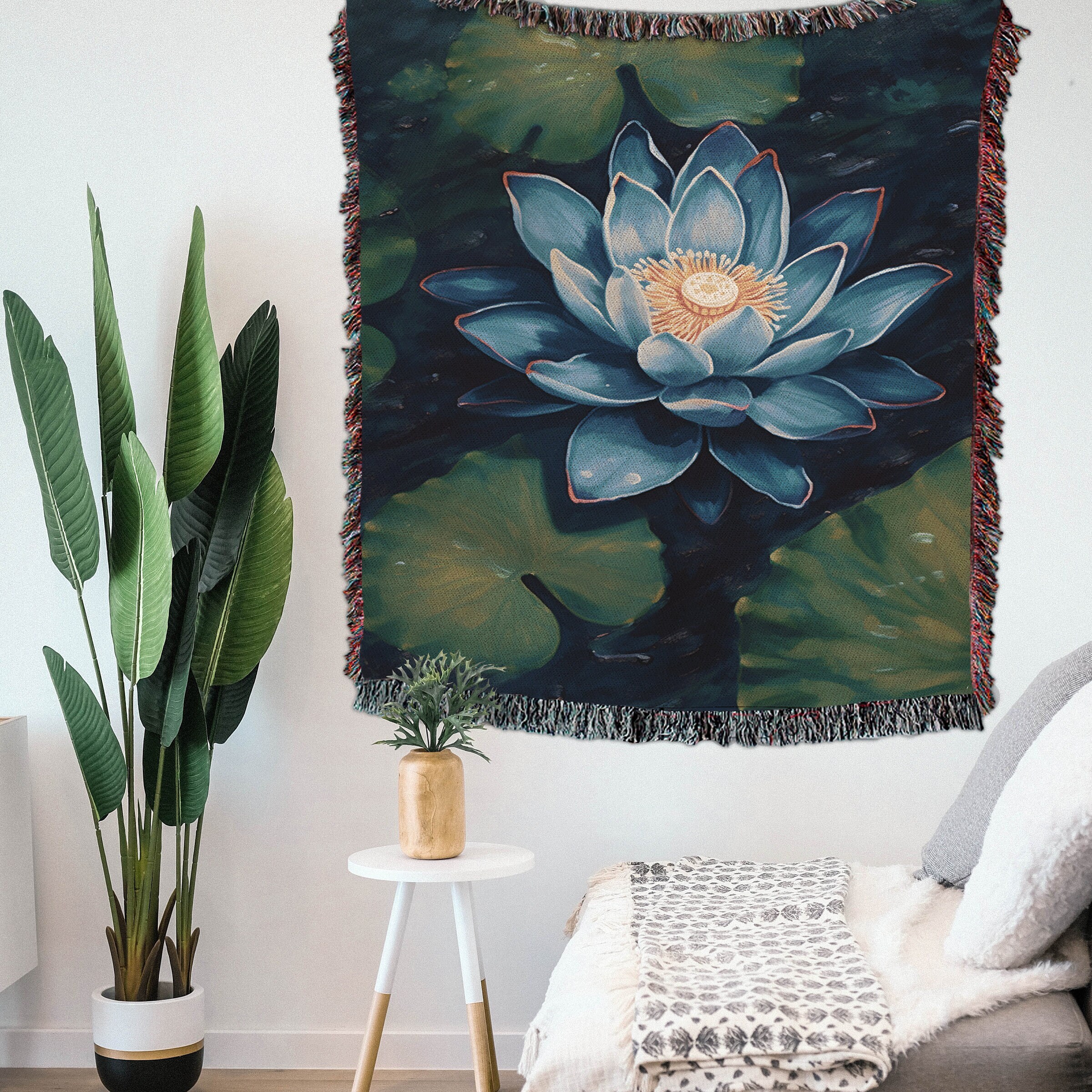 Lotus Flower Plant Lotus Flower Boho Lotus Gift for Her Lotus Home ...