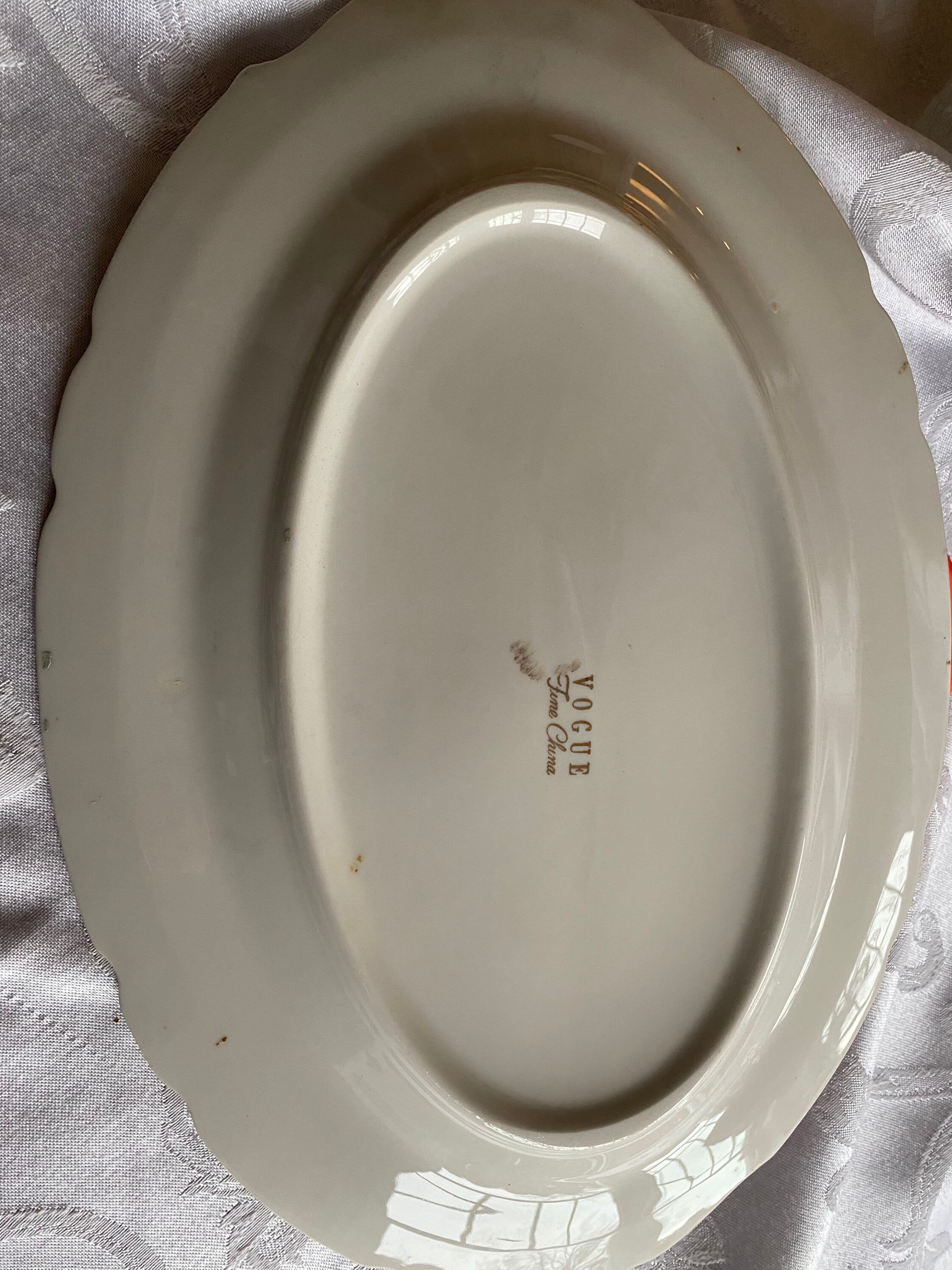 Vogue Fine China Platter - Etsy
