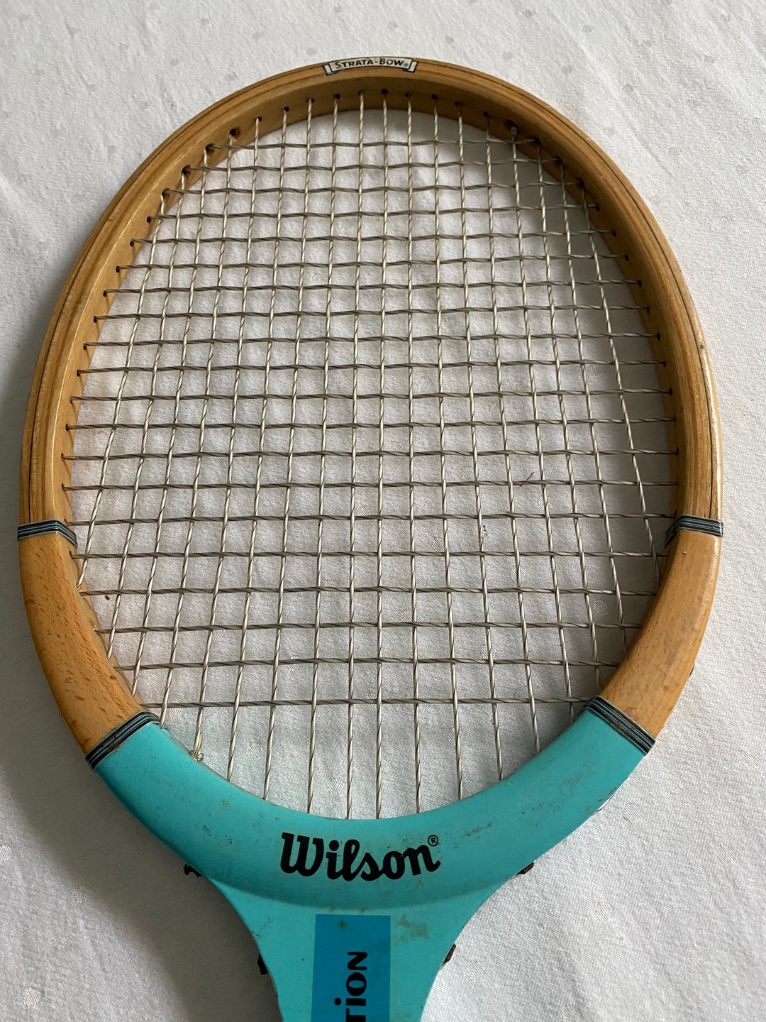 Vintage Wilson Tennis Racquet - Etsy