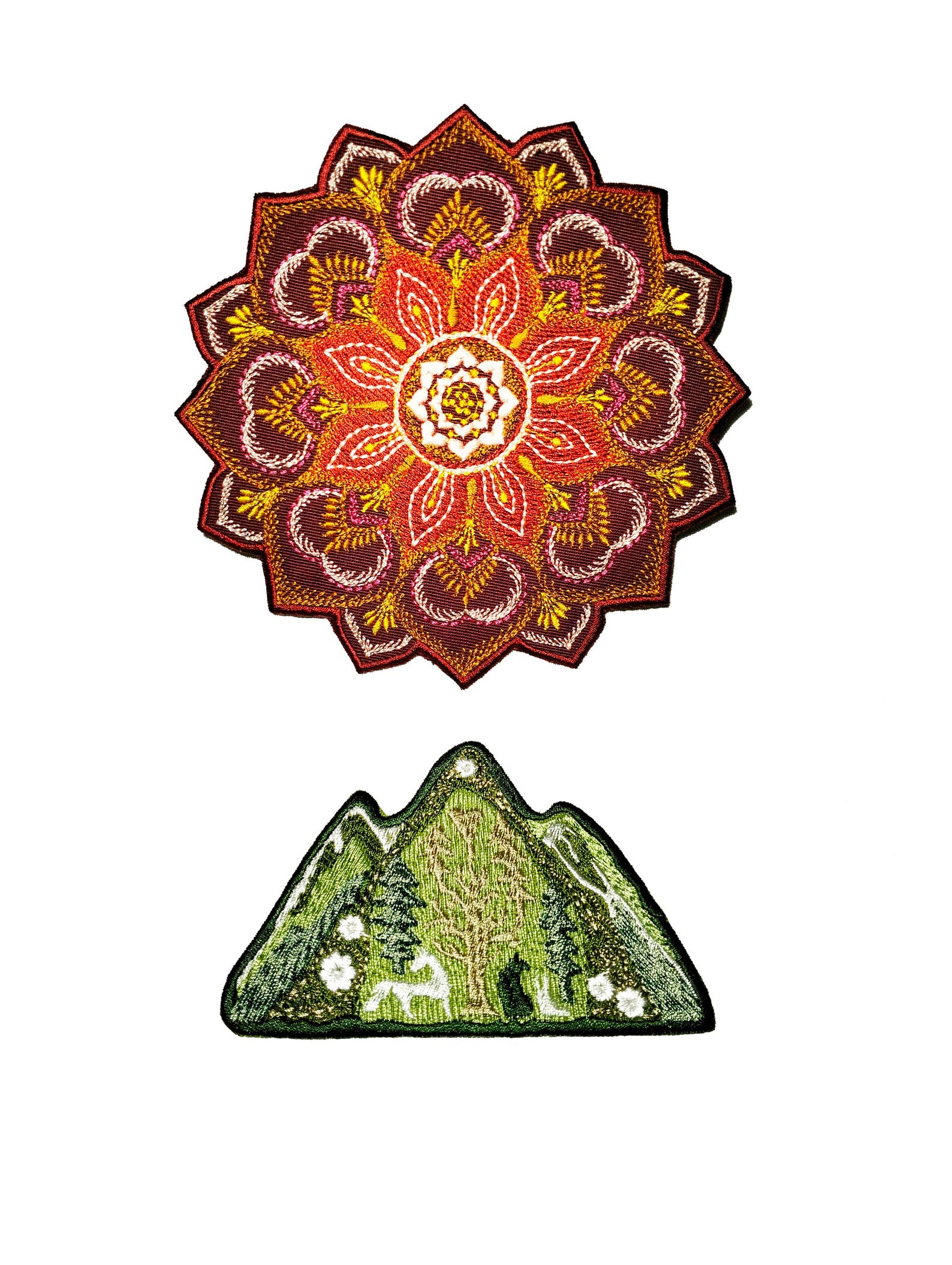 Green Patch, Nature Patch Embroidered, Mountain Patch, Animal Patch ...