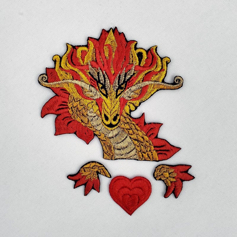 Dragon Iron on Patch - Etsy