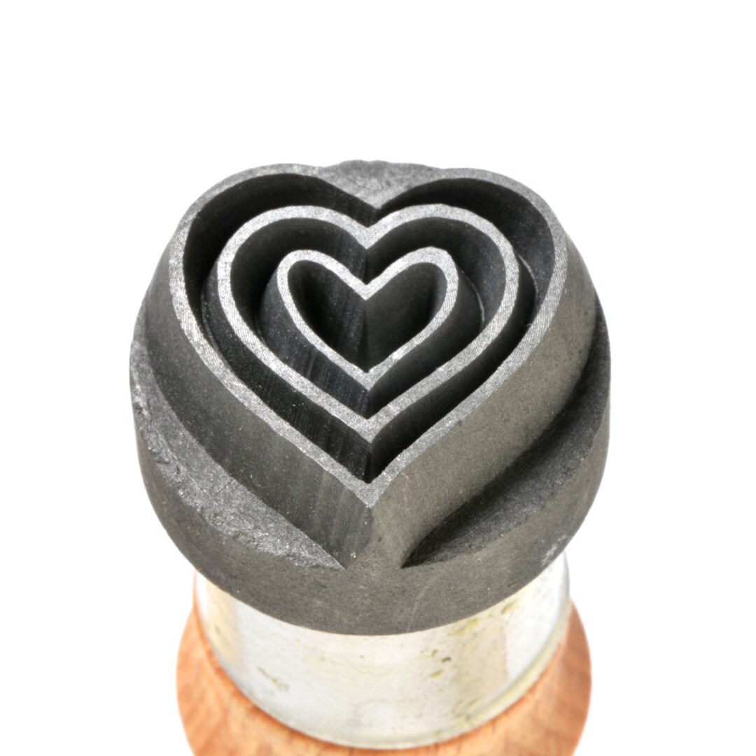 TGSL-008 Large Graphite Stamp Three Hearts - Etsy