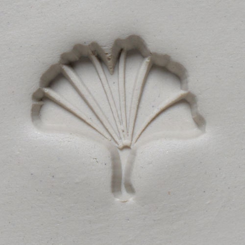 Tgsm-012 Medium Graphite Stamp Ginkgo Leaf - Etsy