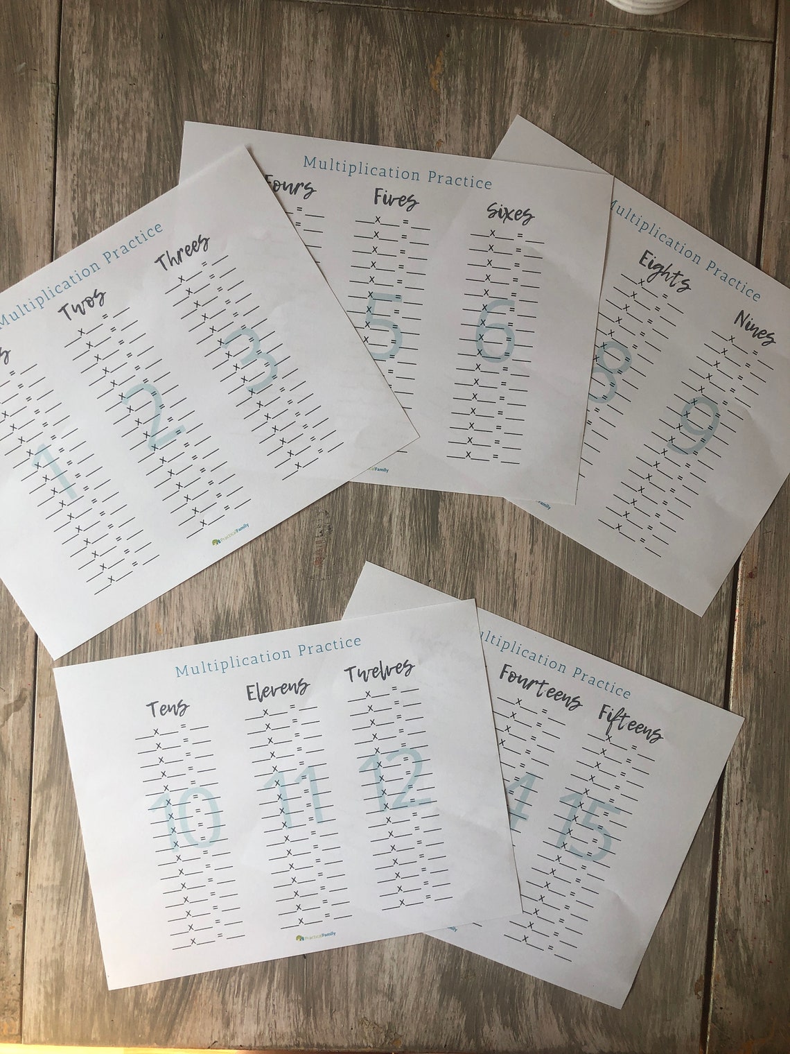 Multiplication Practice Packet - Etsy