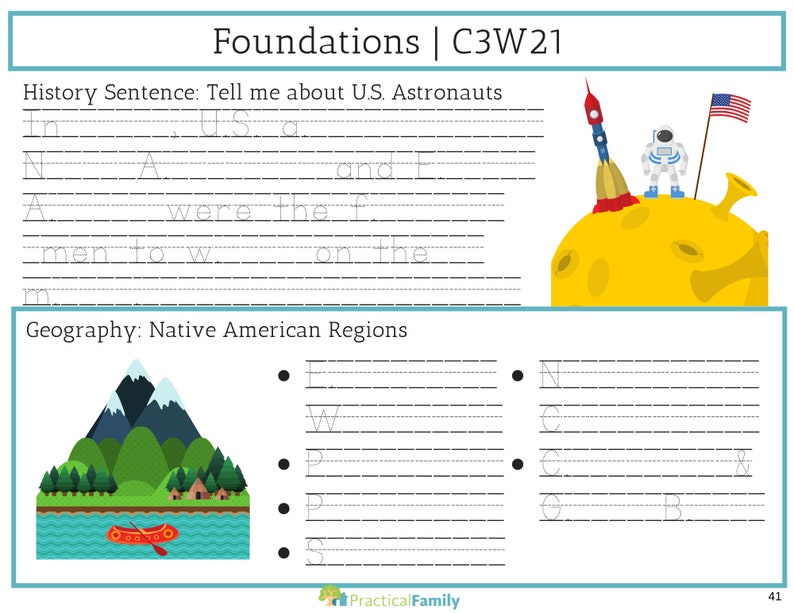 CC Cycle 3 Weekly Sheets PRINT - Etsy