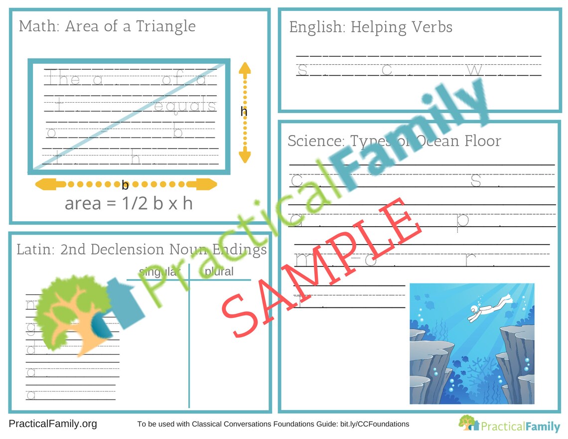 CC Cycle 1 Weekly Sheets PRINT - Etsy