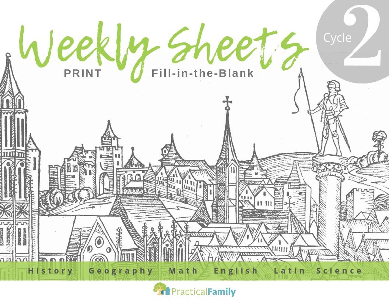CC Cycle 2 Weekly Sheets PRINT - Etsy