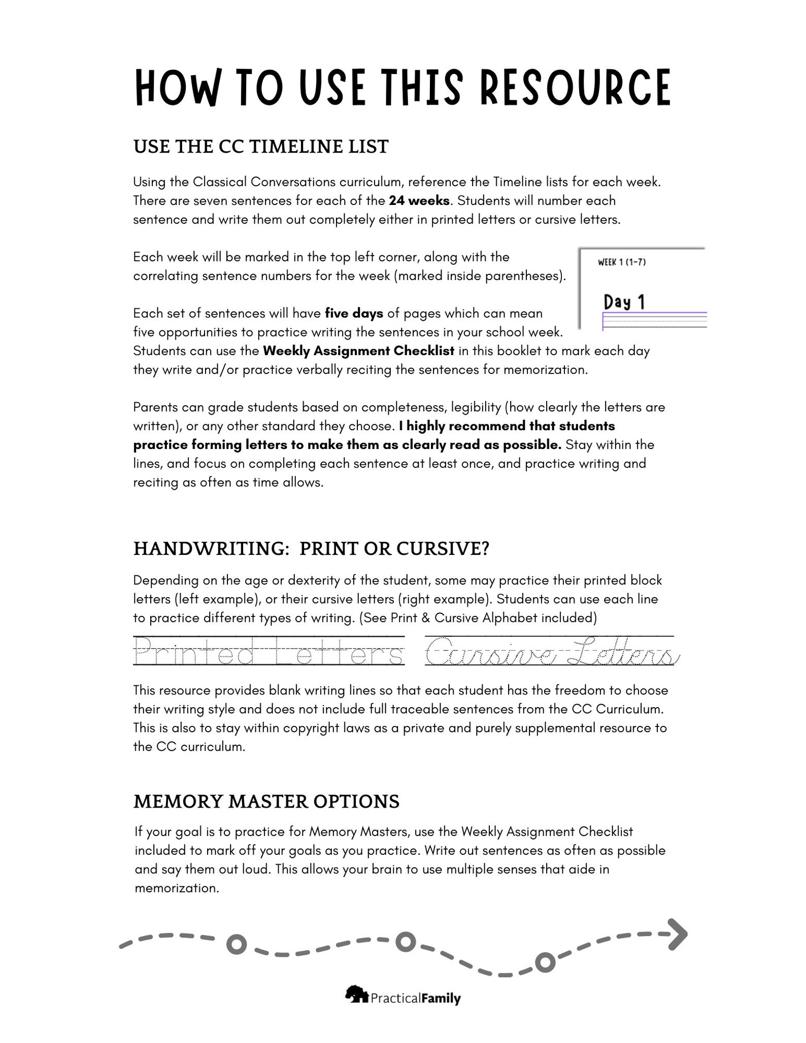 Timeline Handwriting Practice - Etsy