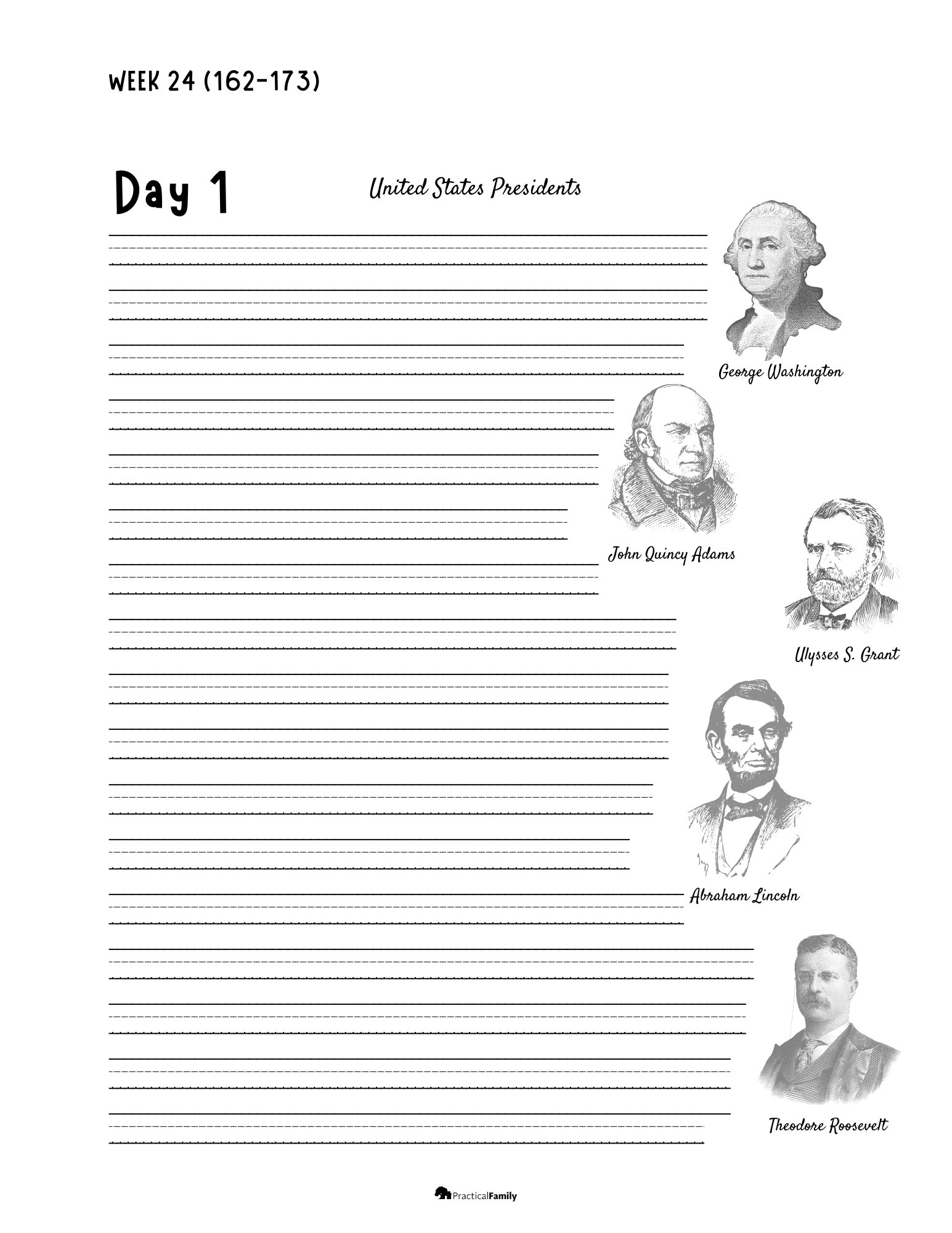 Timeline Handwriting Practice - Etsy