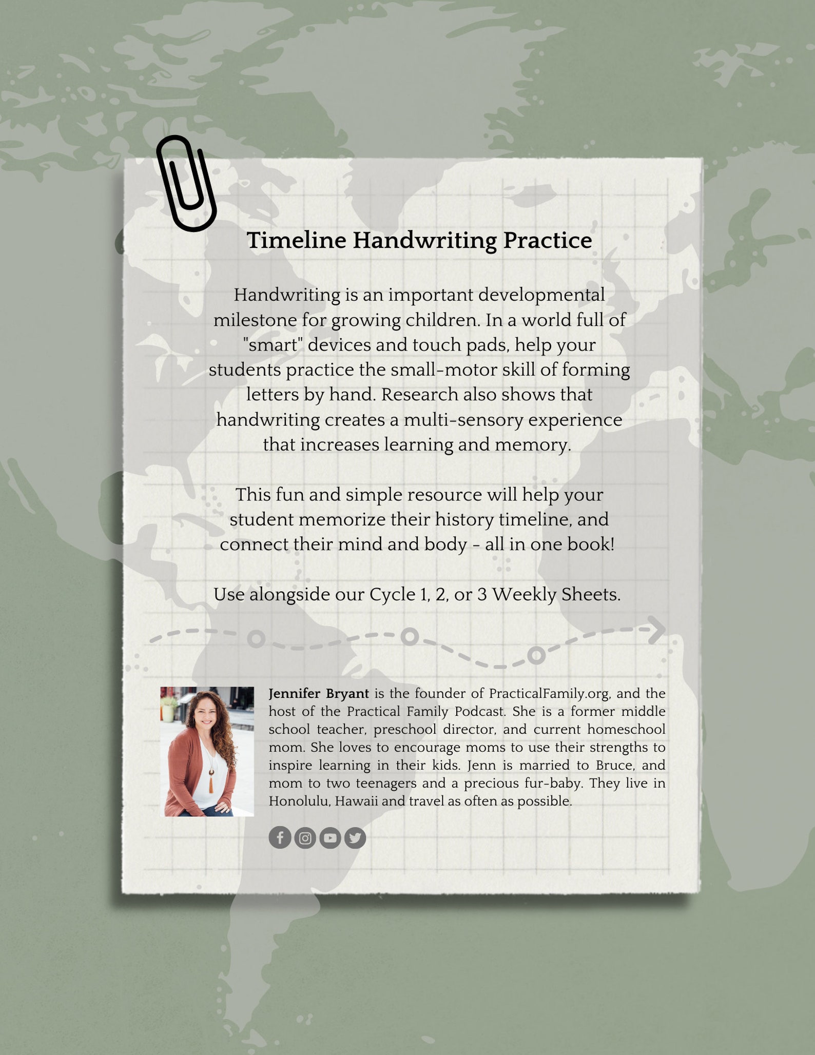 Timeline Handwriting Practice - Etsy