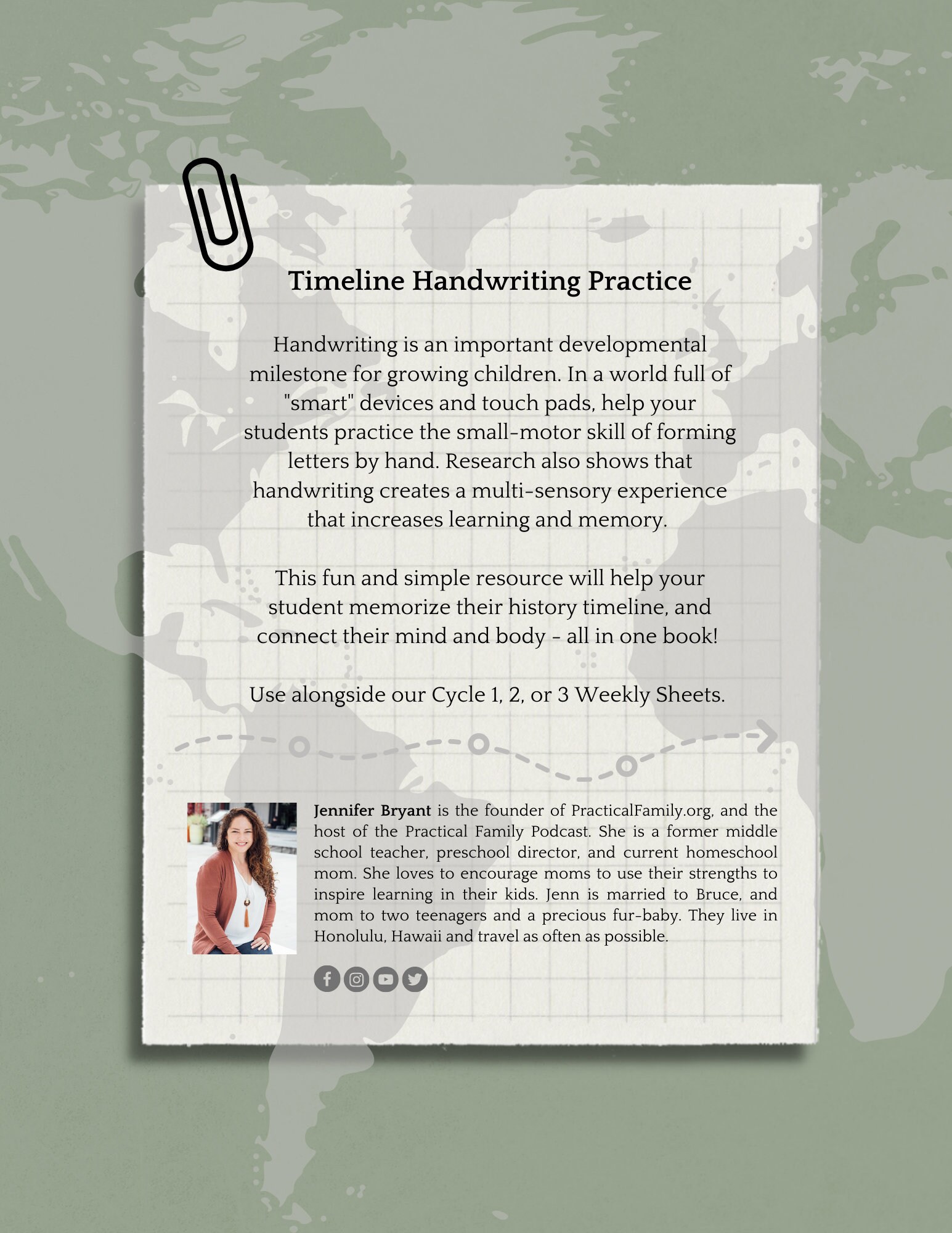 Timeline Handwriting Practice - Etsy