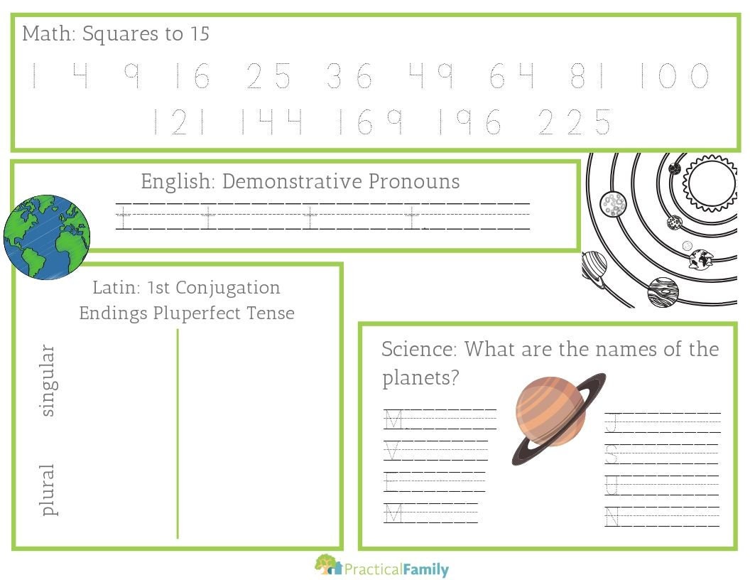 CC Cycle 2 Weekly Sheets PRINT - Etsy