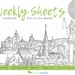 CC Cycle 2 Weekly Sheets CURSIVE - Etsy