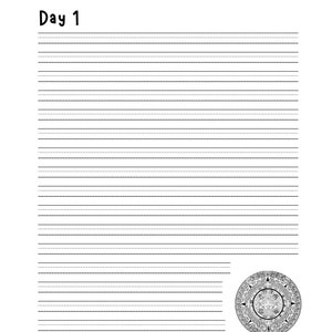 Timeline Handwriting Practice - Etsy