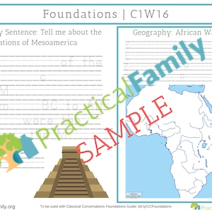 CC Cycle 1 Weekly Sheets PRINT - Etsy