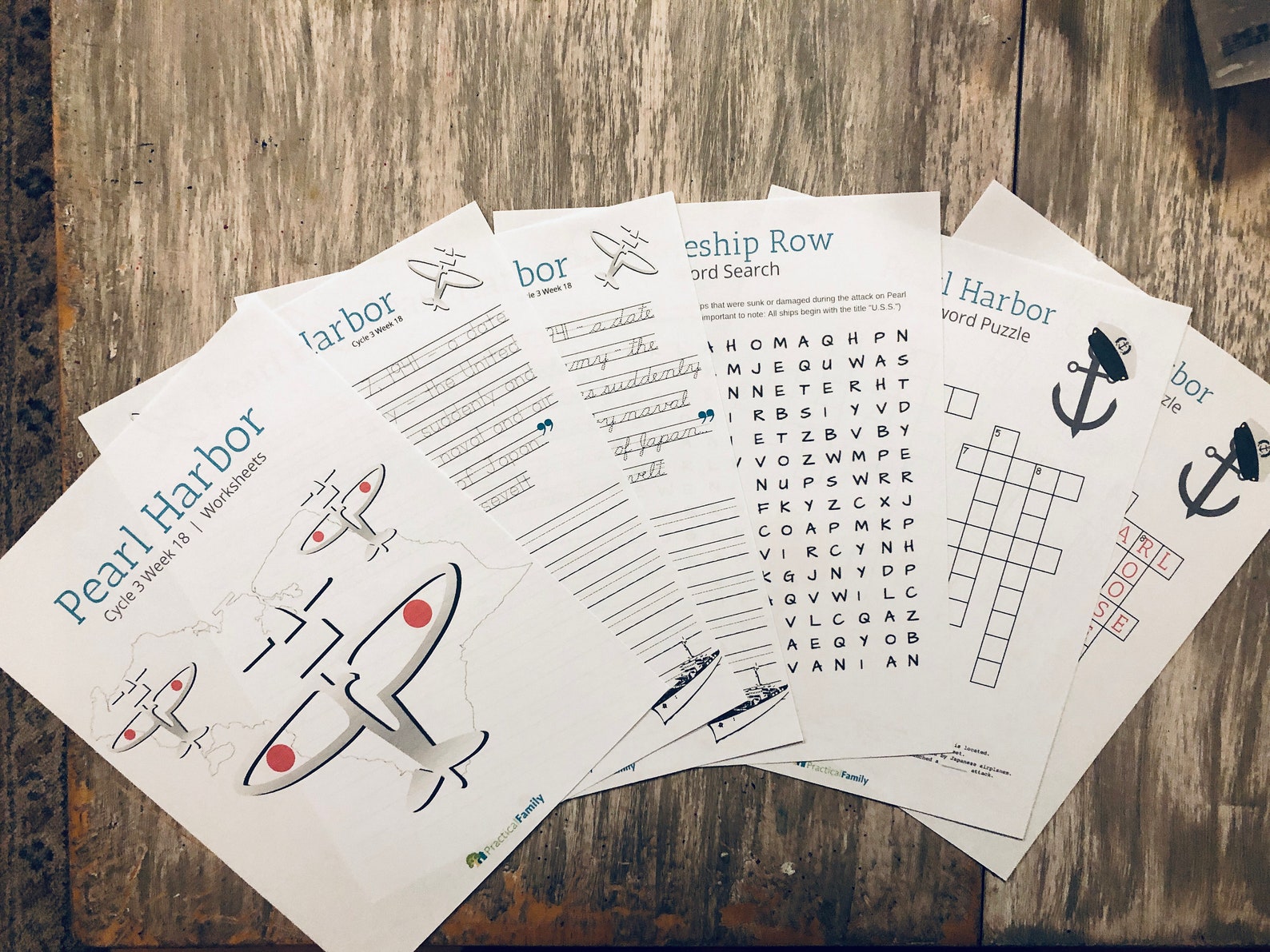 Pearl Harbor Worksheets Etsy pearl-harbor-worksheets-etsy