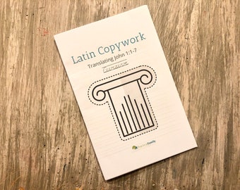 Latin Copywork Translating John 1:1-7 PRINT - Etsy