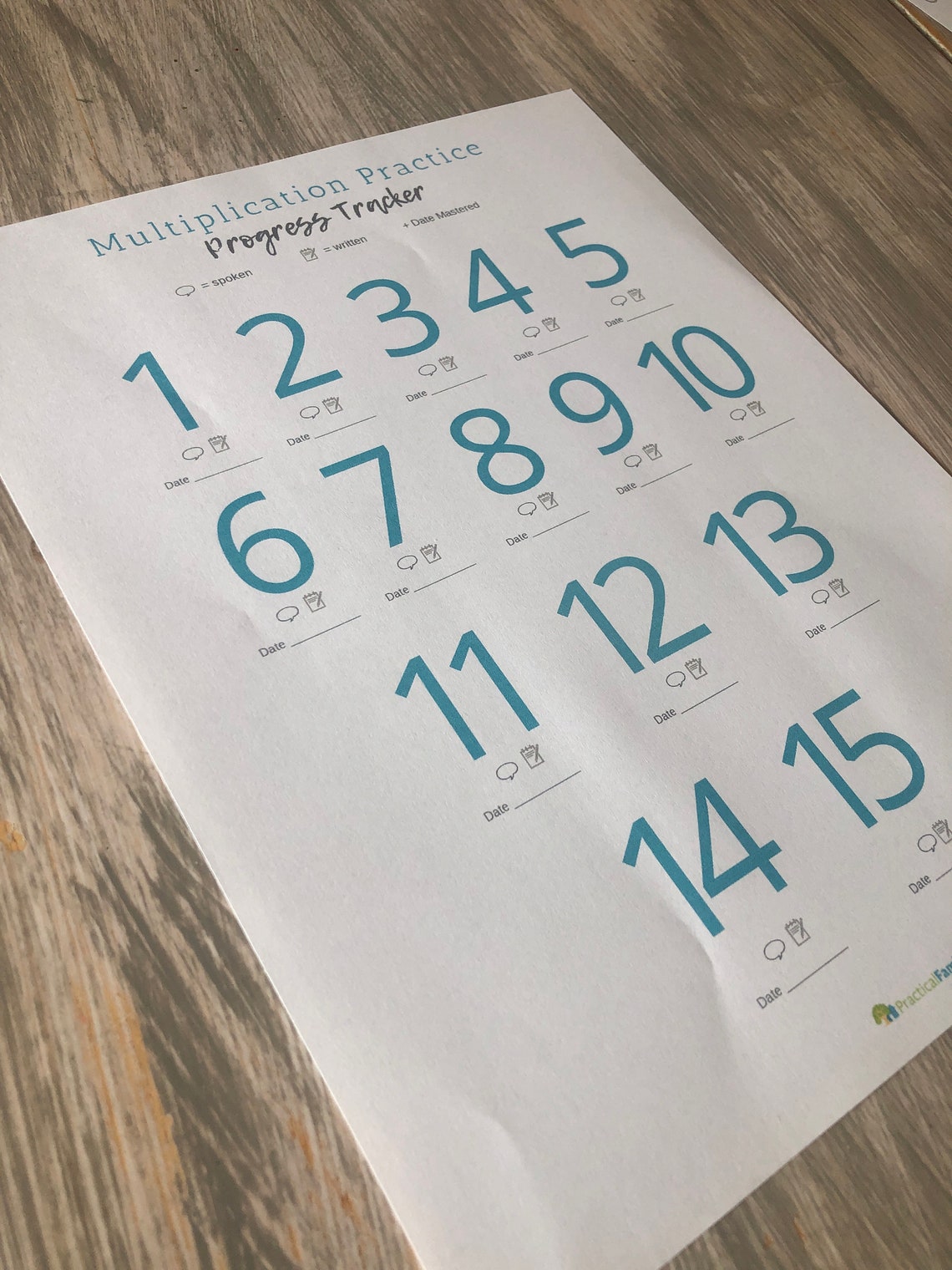 Multiplication Practice Packet - Etsy