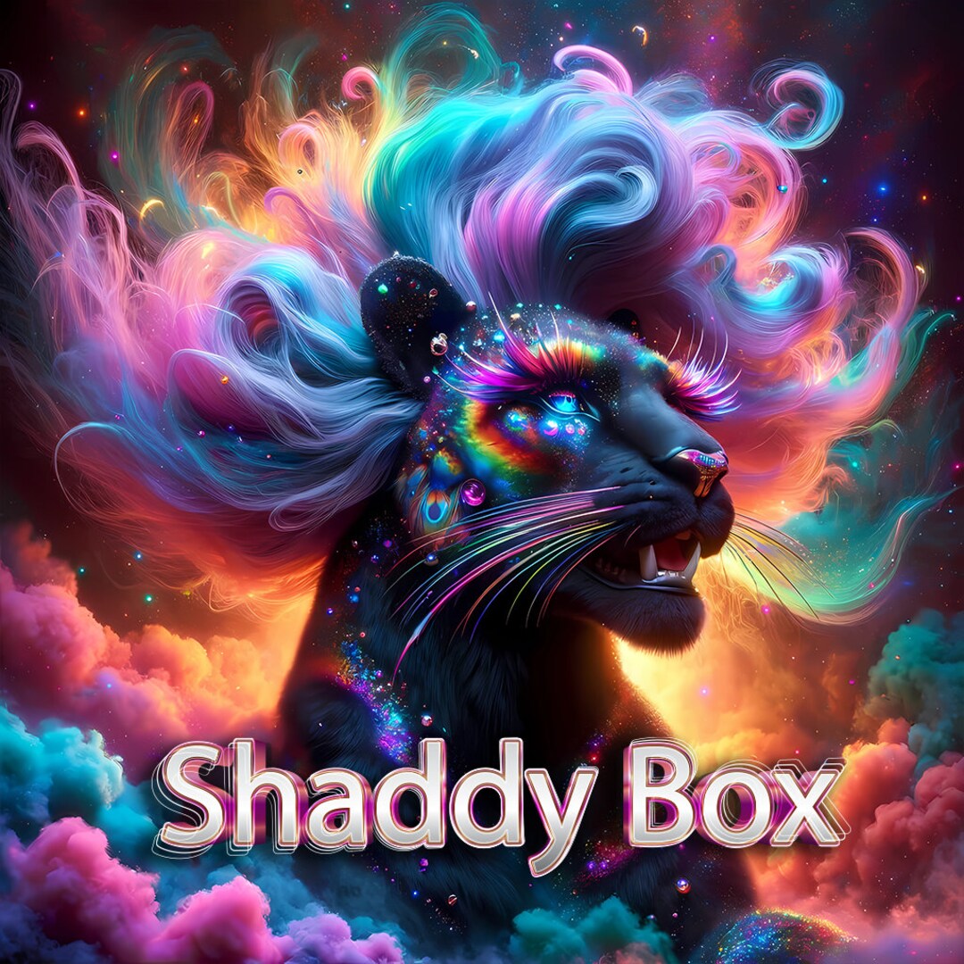 Shaddy Box, A High-res Panther Art Meets Drag Queen Flair - Etsy