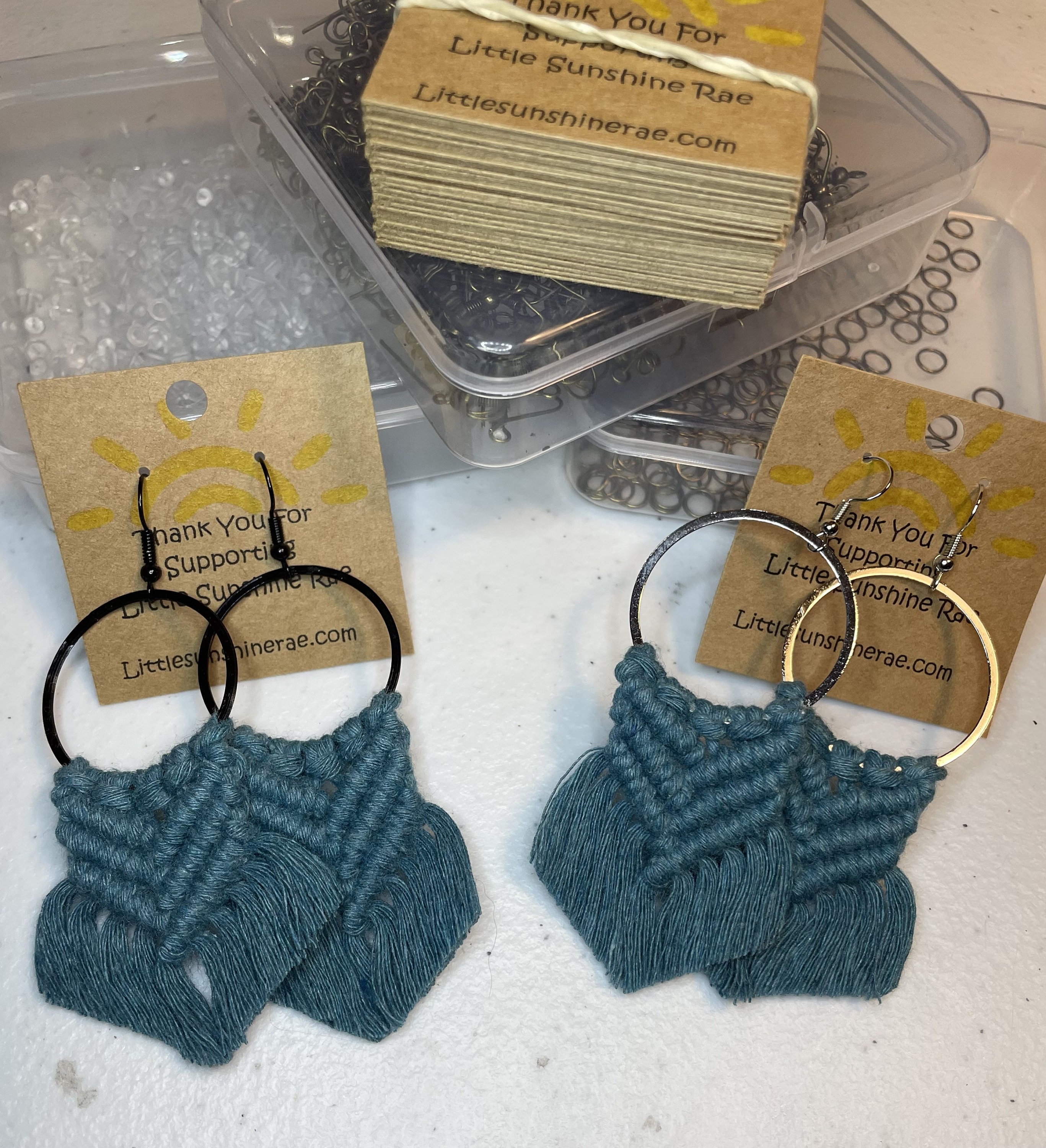 Macrame Earrings - Etsy