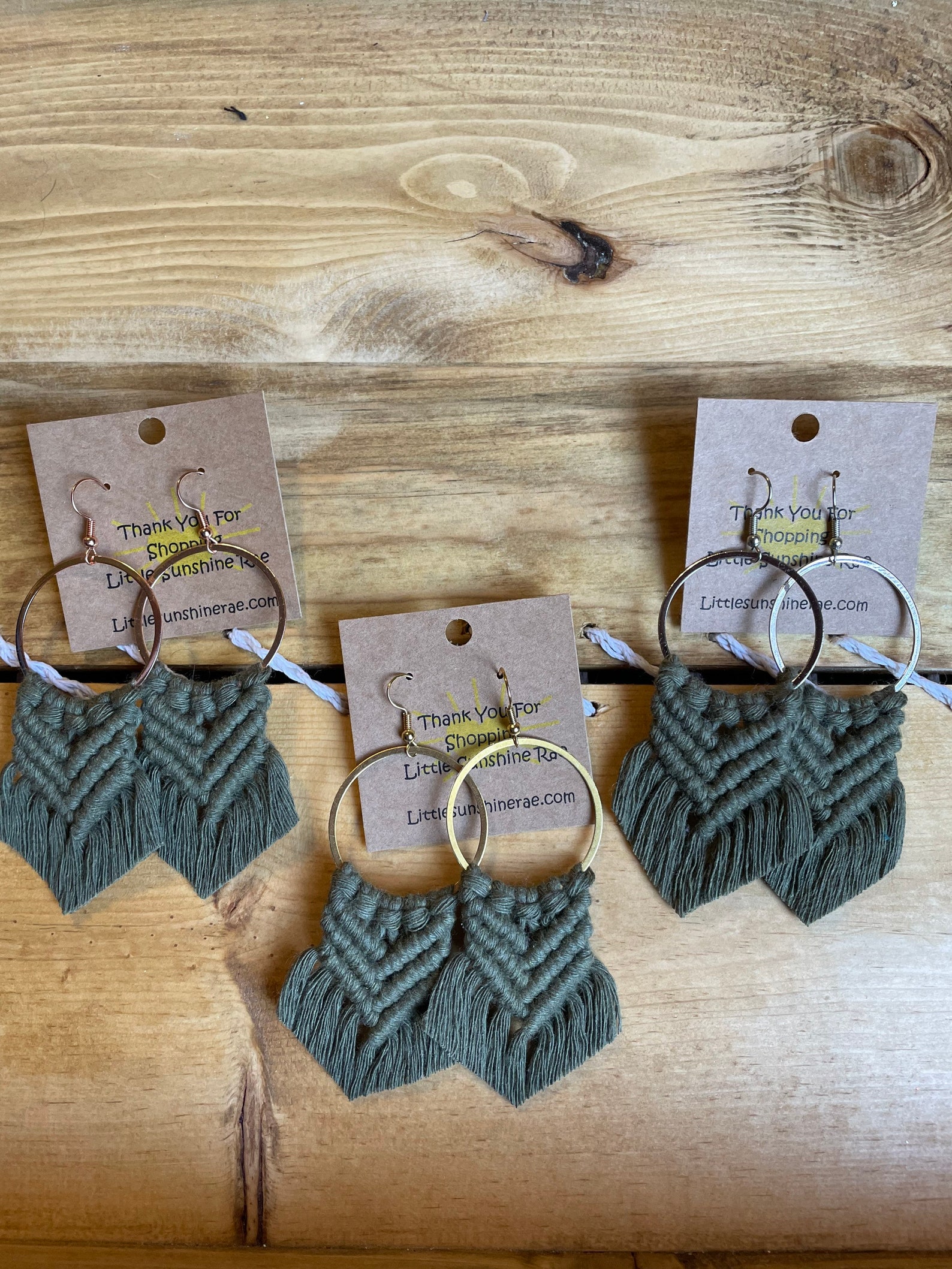 Macrame Earrings - Etsy