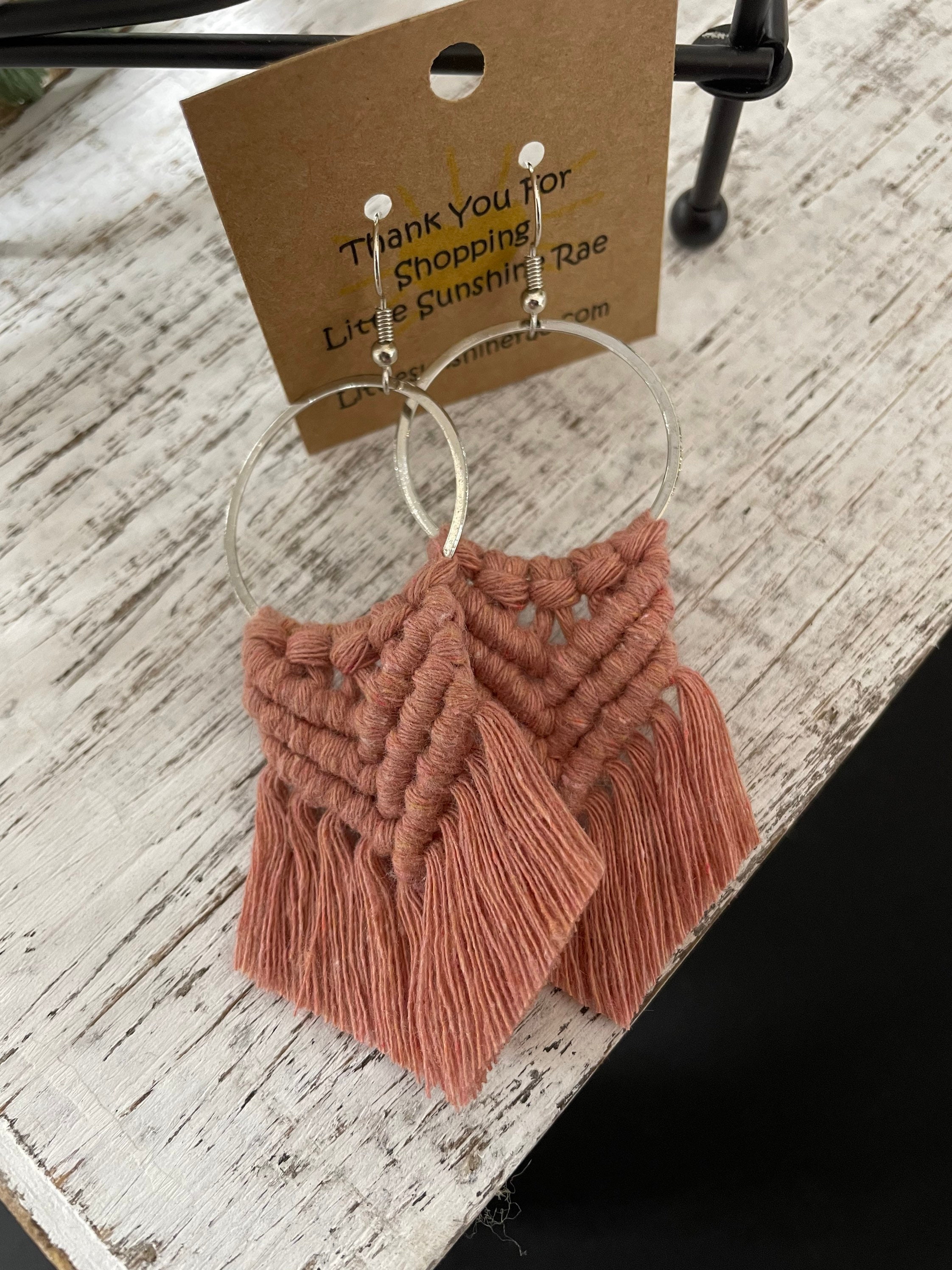 Macrame Earrings - Etsy