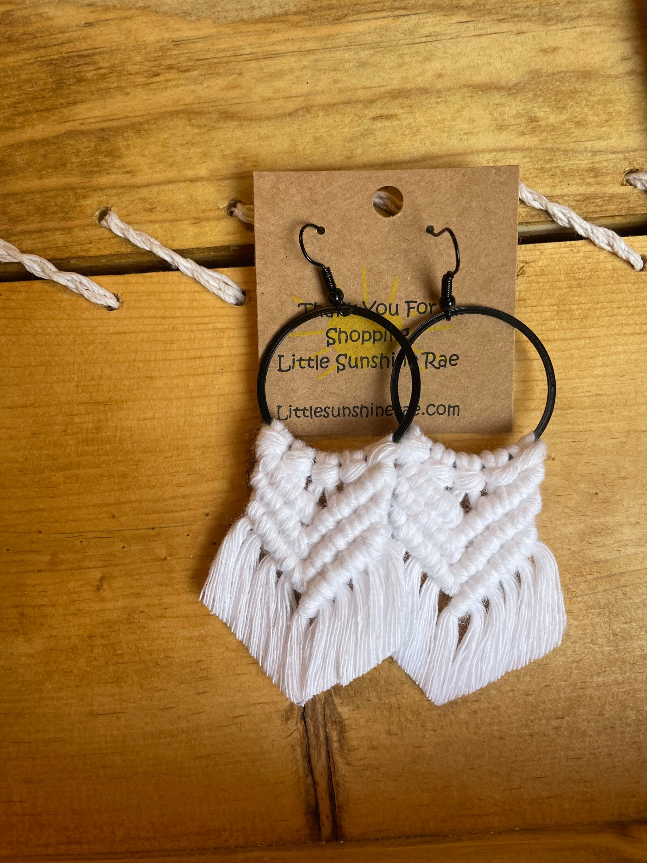 Macrame Earrings - Etsy