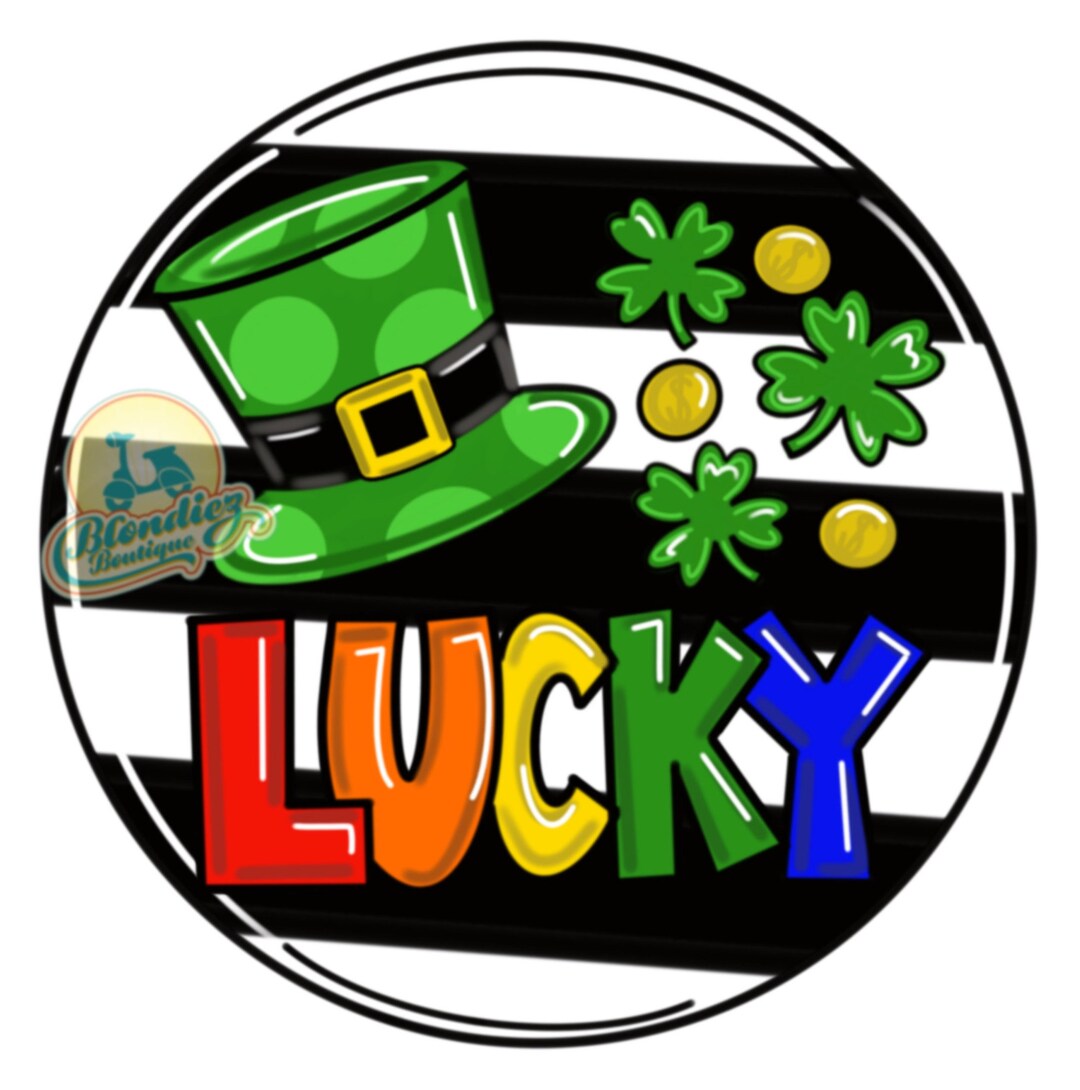 TEMPLATE - ST. PATRICKS Day - St. Pats Template - Door Hanger Template ...