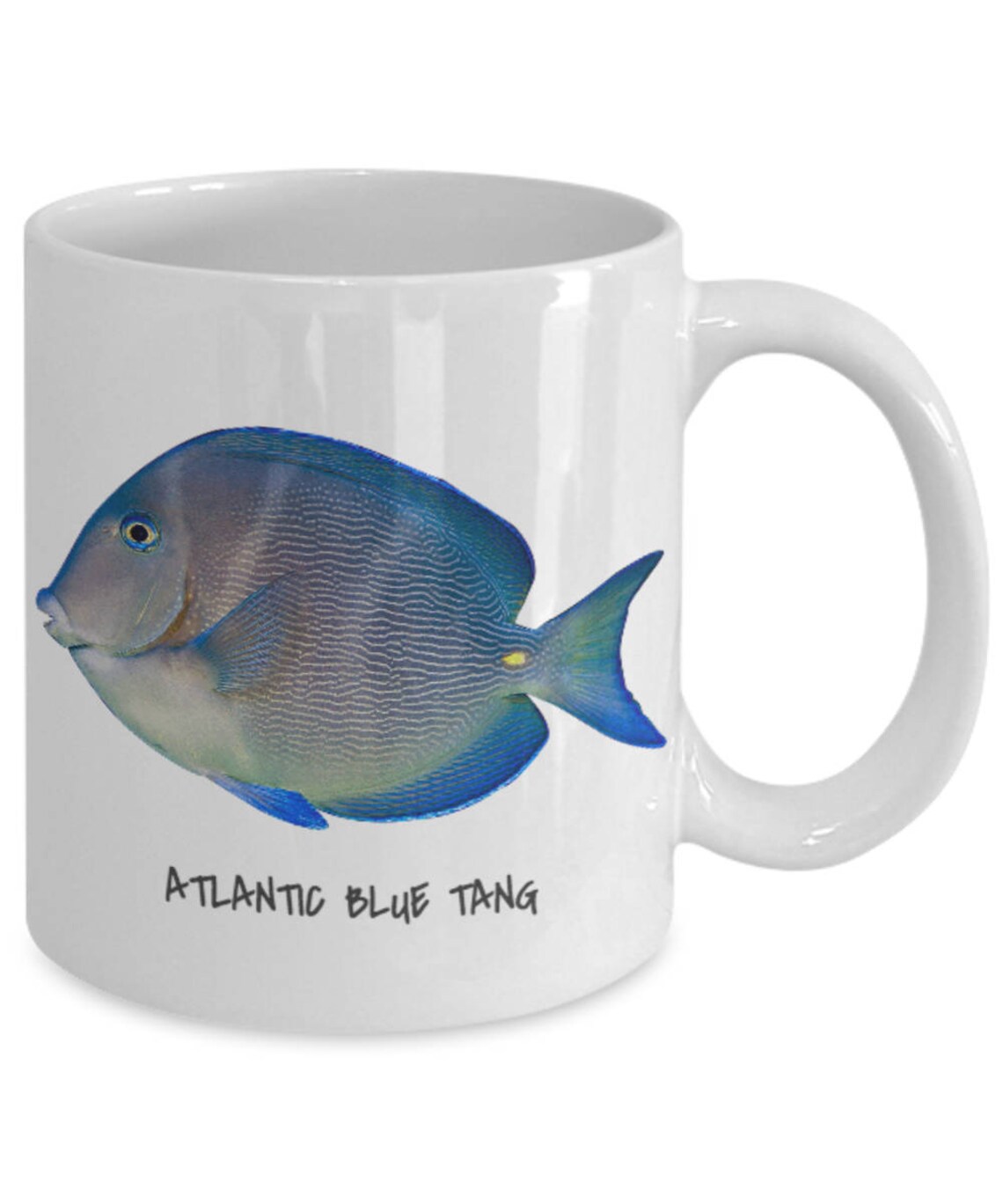Atlantic Blue Tang Tropical Fish Ceramic Mug Collection Great Gift for ...