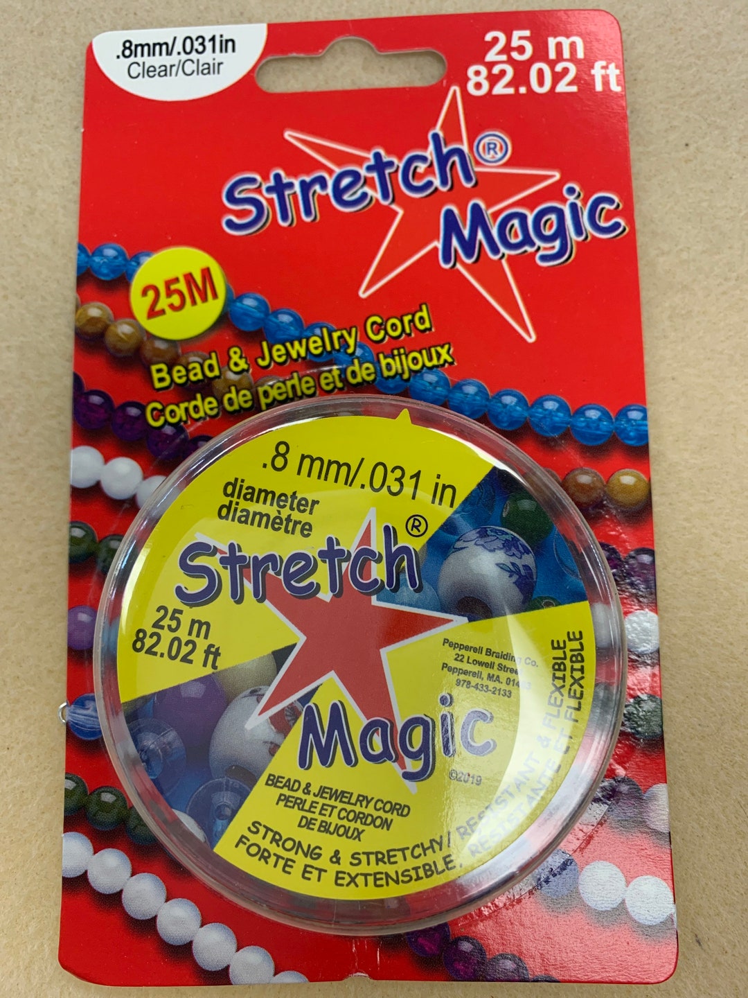 Clear Stretch Magic (.8mm), 25 Meter Spool - Etsy