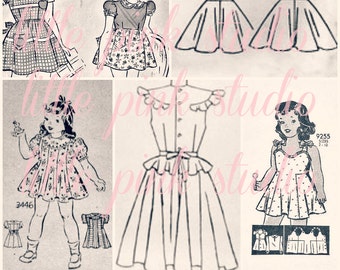 Pattern Girls 01 Printable Collage Sheet digital Download | Etsy