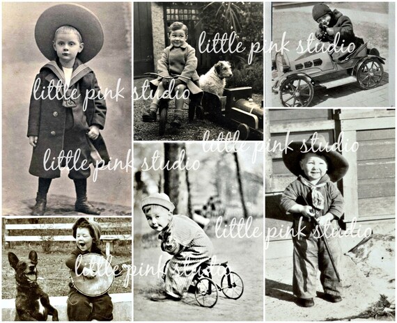 What Little Boys Are Made Of Printable Collage Sheet digital | Etsy