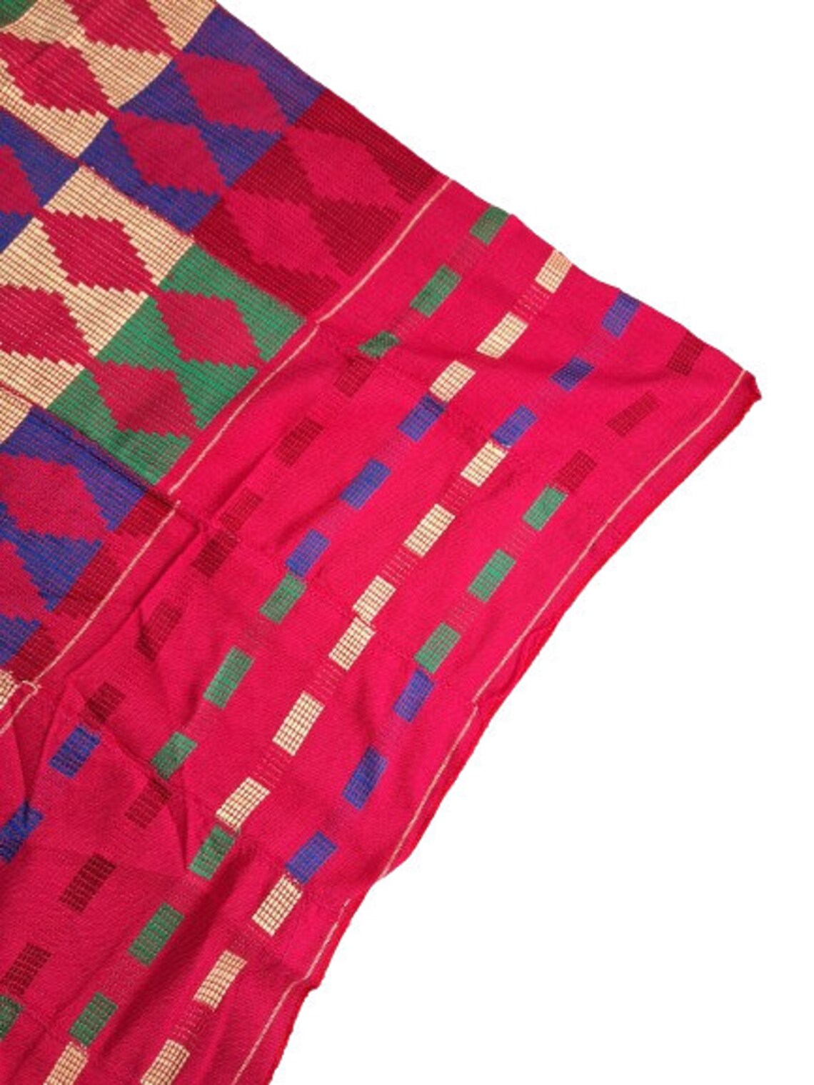 Vibrant Colorful Authentic Kente Cloth | Ghana - Etsy