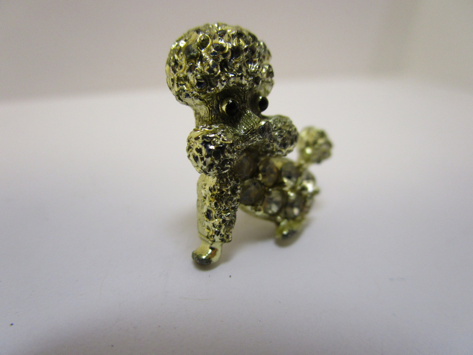 Rare 1920s NEMO Silver Poodle Dog Pin Brooch 800 Silver Open C Clasp ...