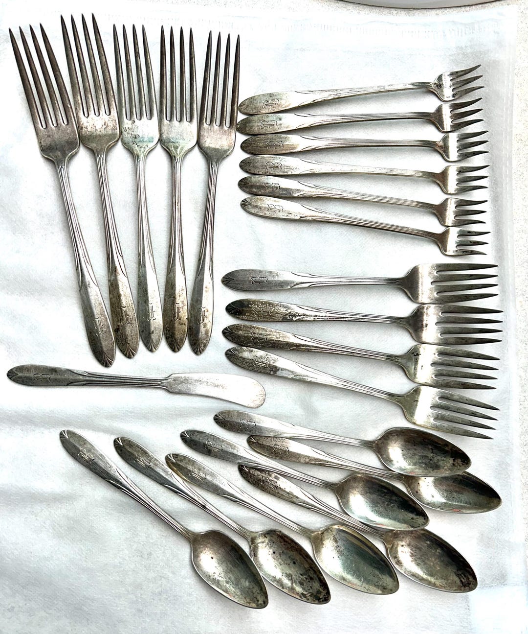 National Silver Co Sterling Silver Flatware Overture Pattern Circa 1936 ...