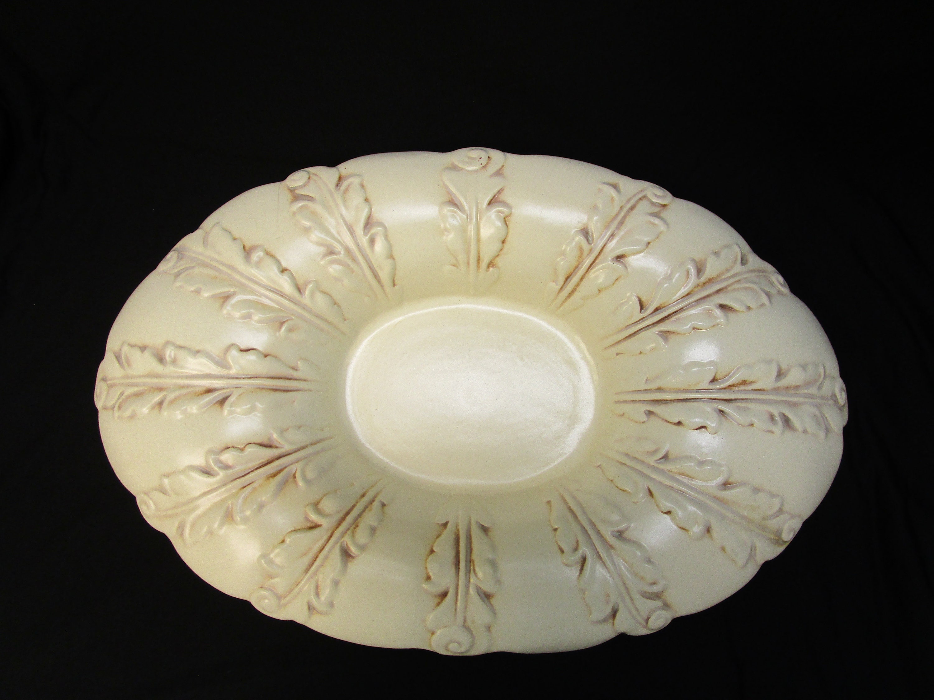 Antique Red Wing Pottery Console Bowl 1940s Large Redwing - Etsy