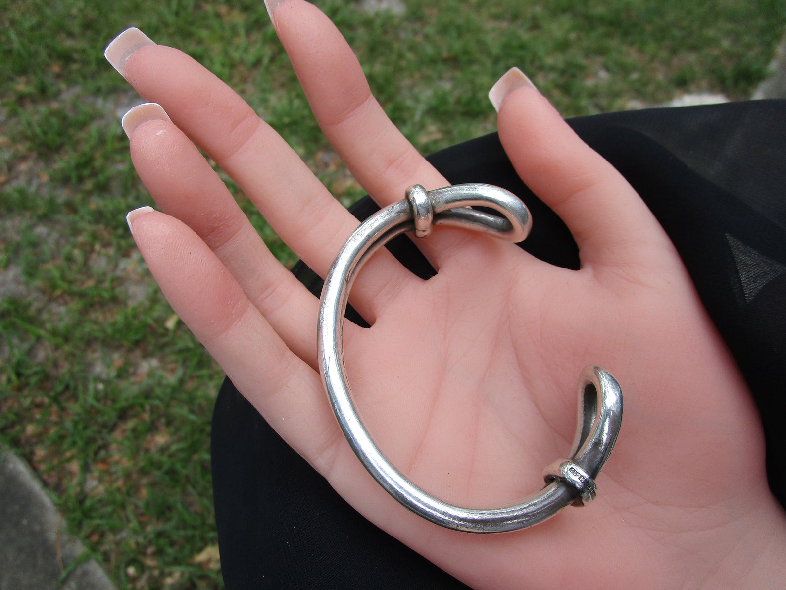 1960s Estate Mexican Designer Carmen Beckmann Heavy Sterling Silver ...
