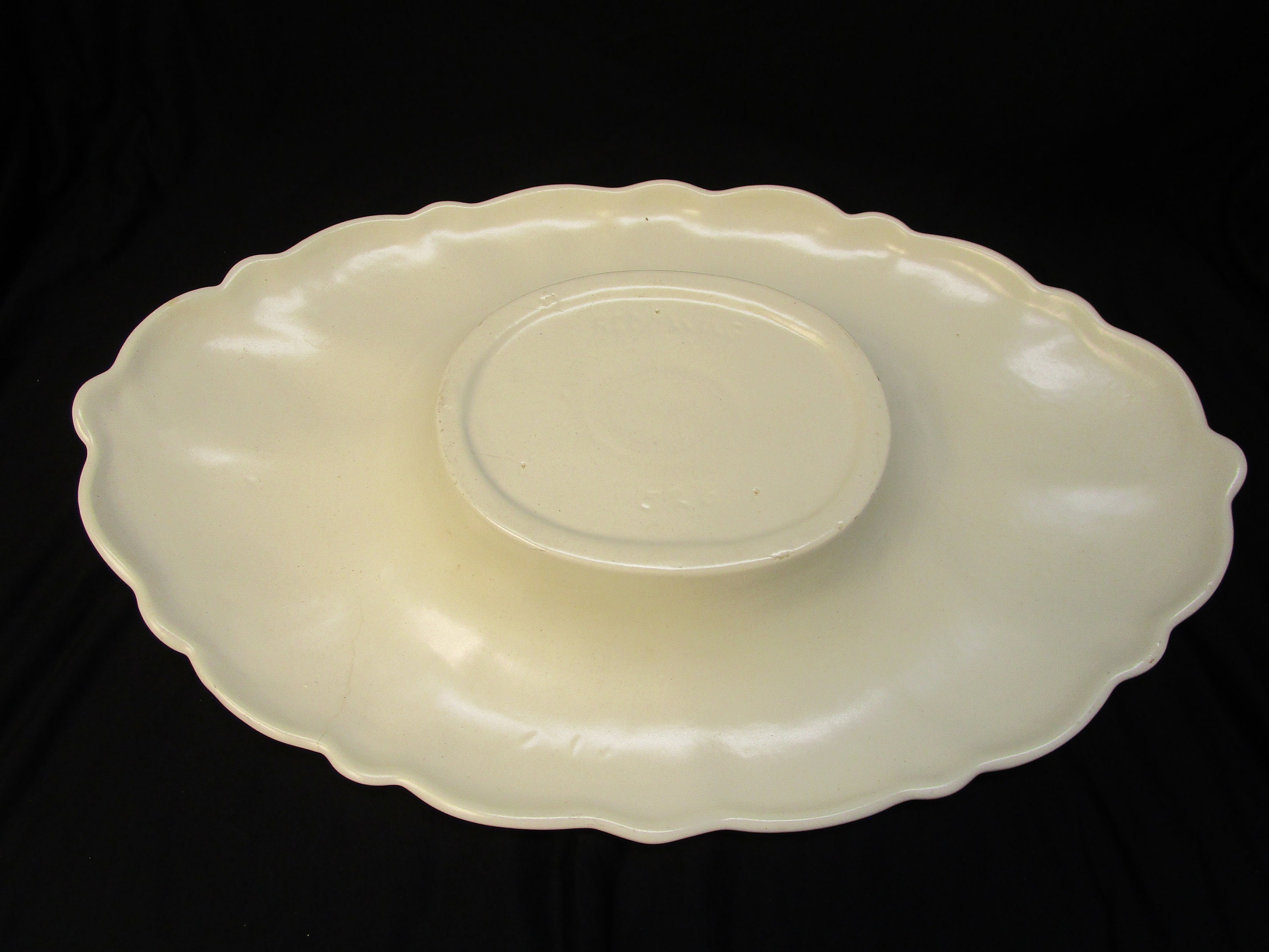 Antique Red Wing Pottery Console Bowl 1940s Large Redwing - Etsy