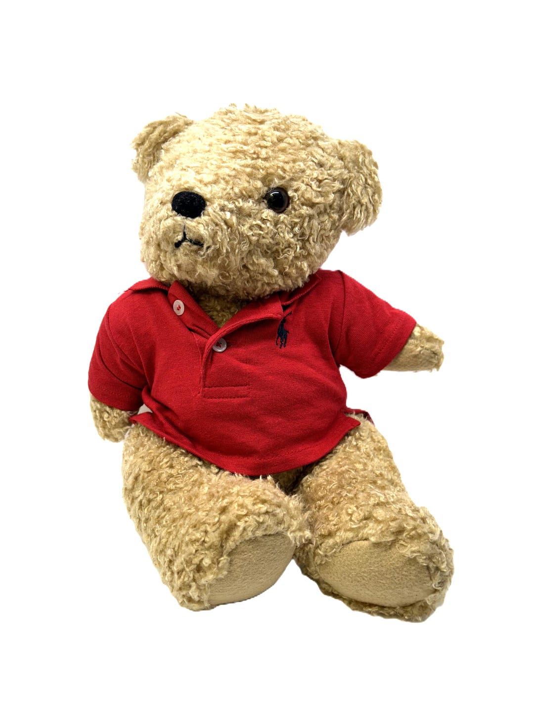 Polo Ralph Lauren Bear Plush Collectible Teddy Bear Sitting 17" Soft ...