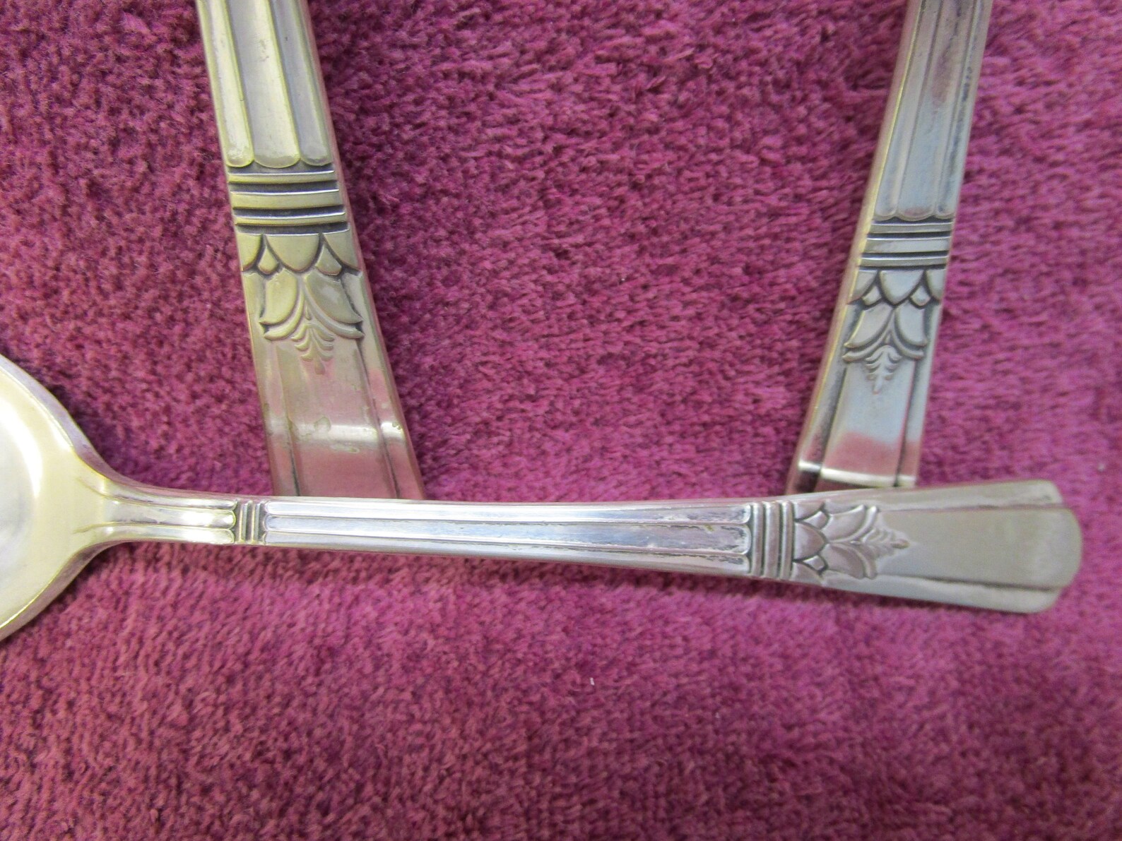 1939 Court Silverplate Serving Set Meat Fork Spoon Pierced Pie | Etsy