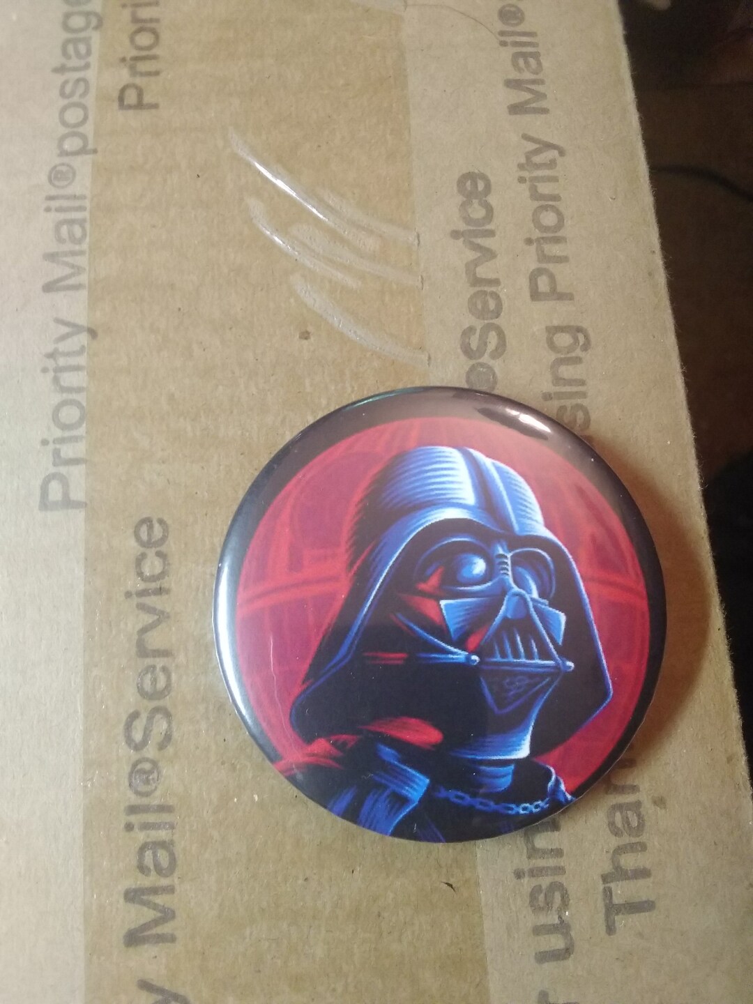 Darth Vader Button - Etsy