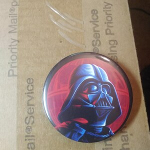 Darth Vader Button - Etsy