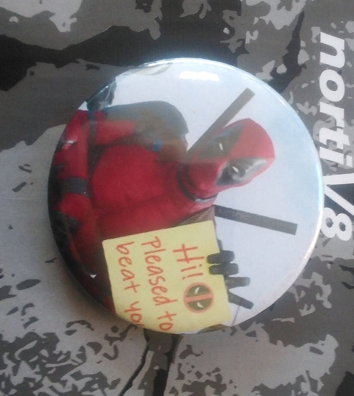 Deadpool Button - Etsy