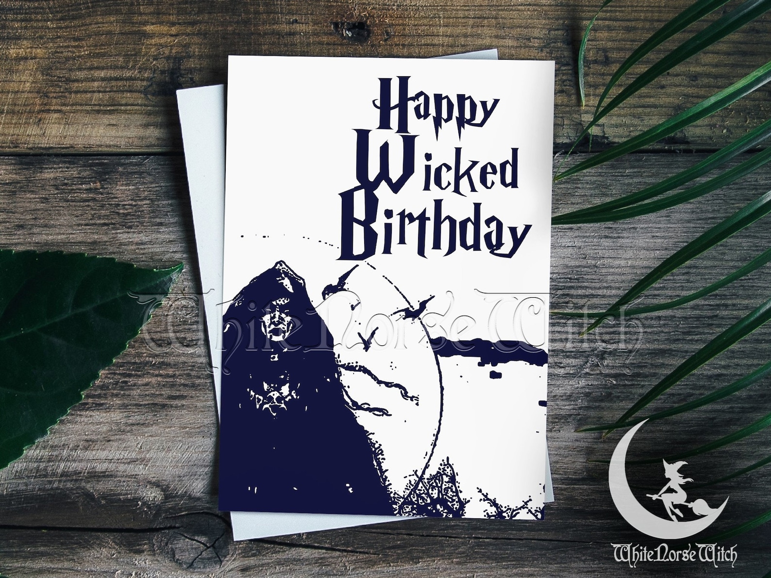 Happy Wicked Birthday Witch Greeting Card Wiccan Gift Dark | Etsy