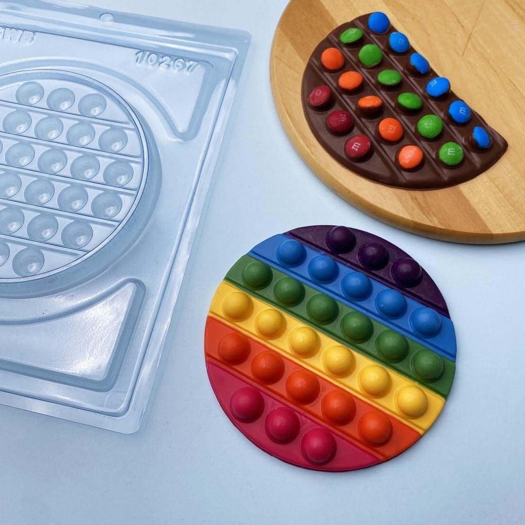 BEB Pop It Mold- Pop It Chocolate Mold - Etsy